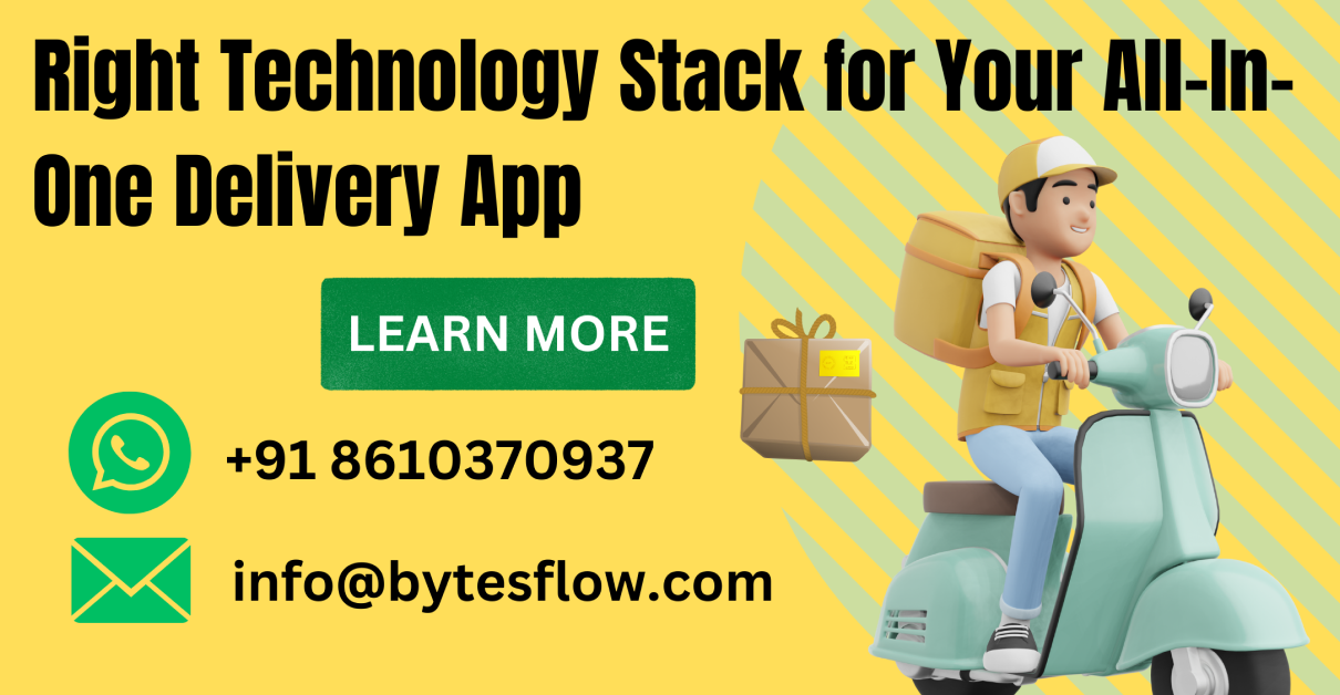 Tech Stack for All In One Delivery App Development - Delicart